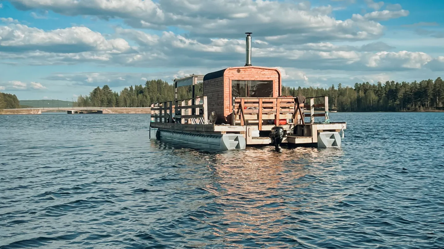Sauna raft | Visit Dalarna